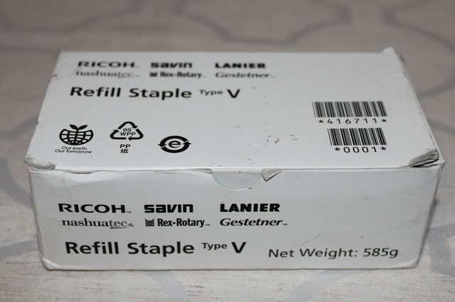 Ricoh Staple Refill 416711 Type V 601r-exp 3 Refills for sale online | eBay