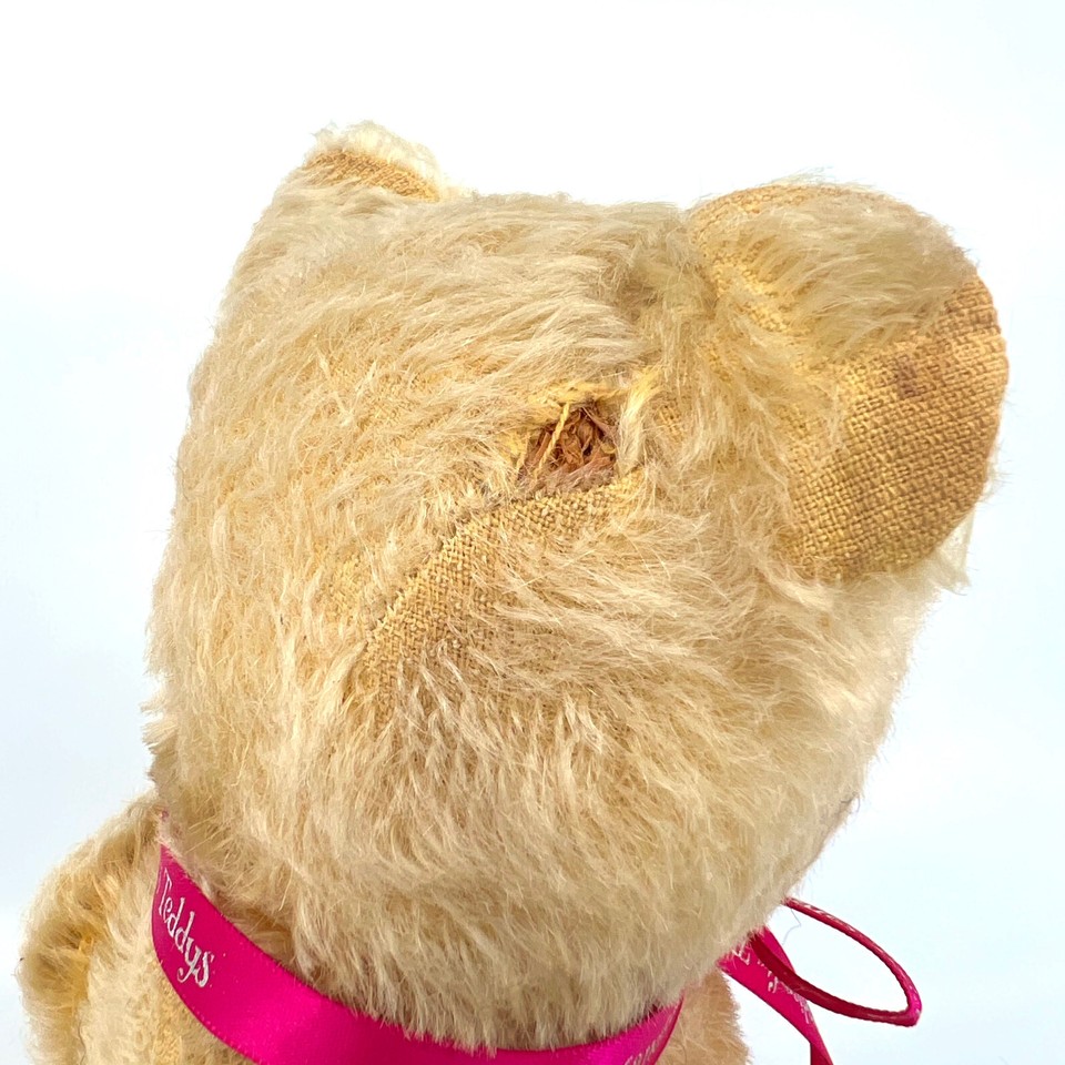 Steiff Original Teddy Bear Gold Mohair Plush 1950s ID Button 28cm 11in ...