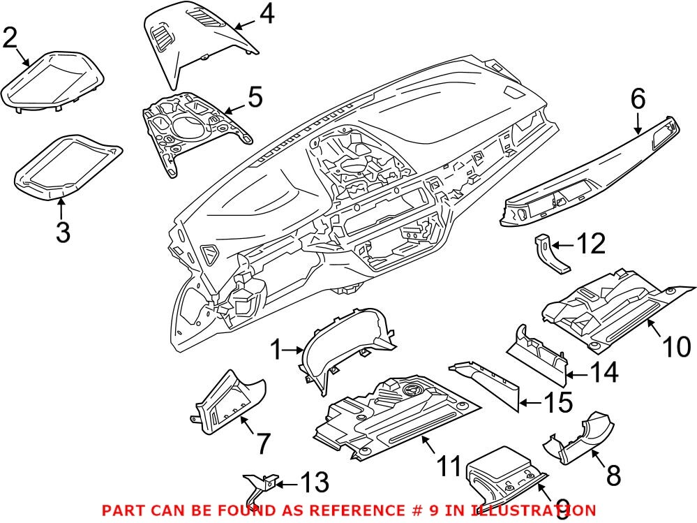 BMW 51456997933 Genuine OEM Storage Tray for sale online | eBay