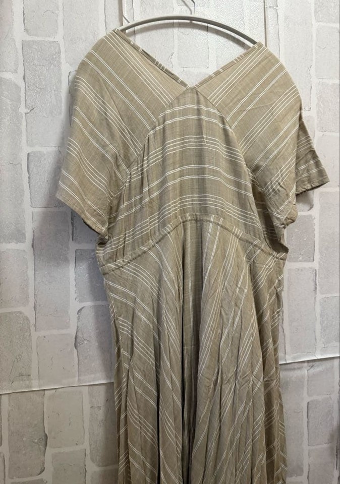 AIC Long Dress, Beige | eBay UK