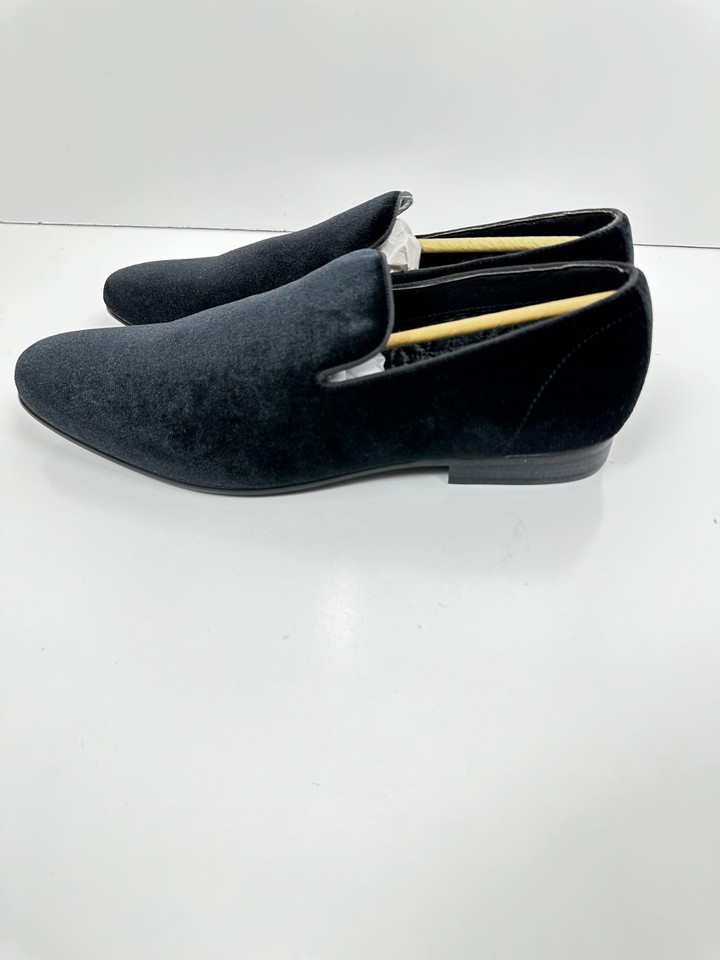 Steve Madden Men's Laight Slip-On Loafer, Laight (099100), Black VEL ...