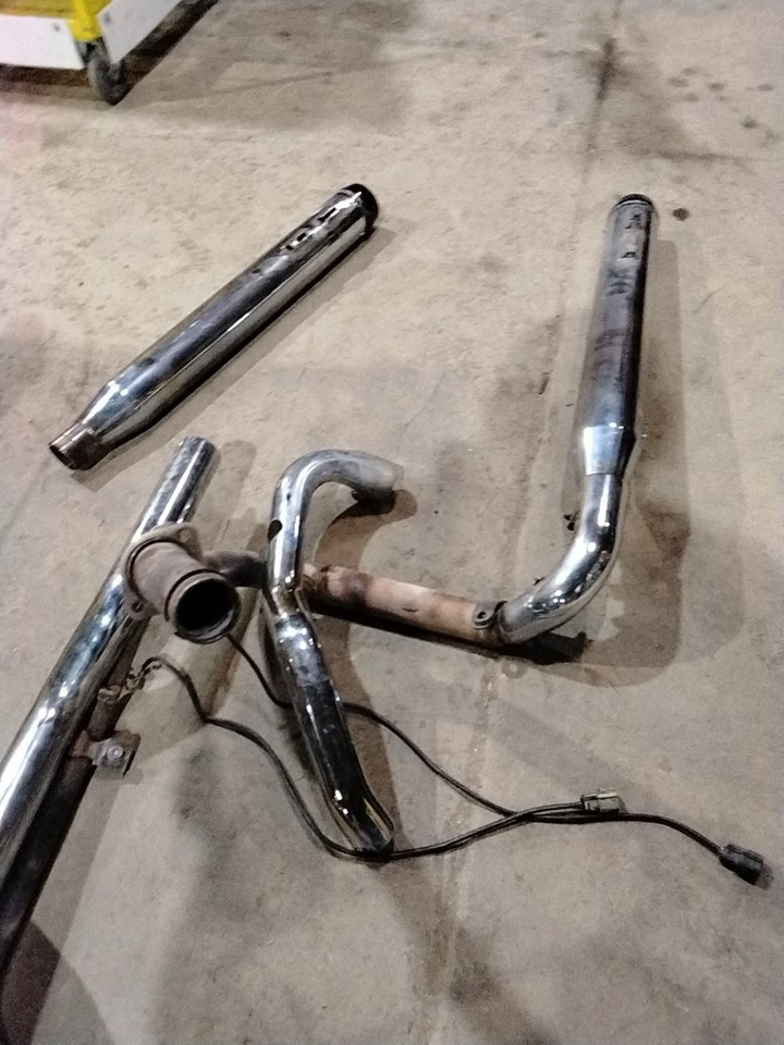 2006 HARLEY-DAVIDSON RINEHART 3.5" TRUE DUAL EXHAUST HEADER PIPE ...
