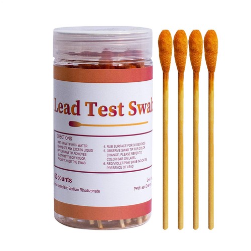 Laboratory Lead Test Kit with 30 Testing Swabs Rapid Test Results in 30 ...
