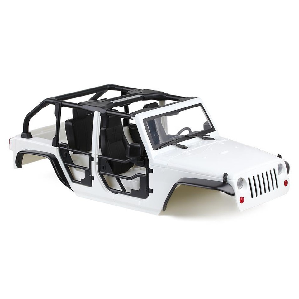 313mm Wheelbase Tube Door Shell for 1/10 RC Crawler Axial SCX10 Jeep ...