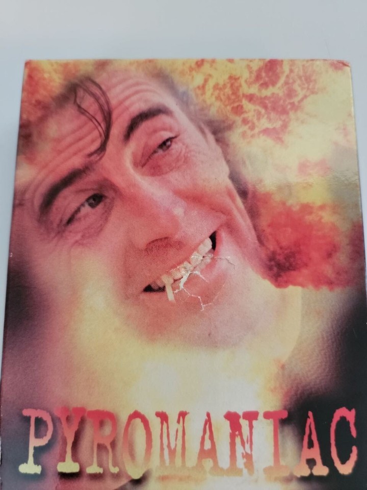 Pyromaniac VHS 1995, RARE OOP, TESTED Cine Qua Non Home Video Cult ...