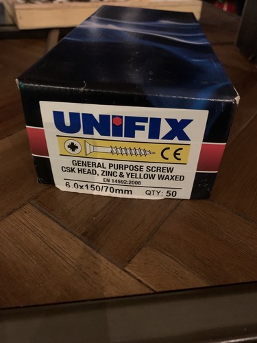 Unifix Screws 150mm Box Of 50 | eBay UK