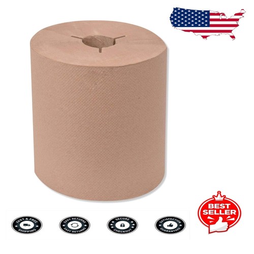 Universal Hand Towel Roll, 6 Rolls of 800 ft - Perfect for High Traffic ...