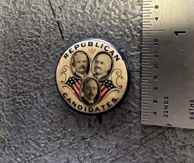 Vintage Early 1900’s Republican Candidates Pin - Pennsylvania | eBay