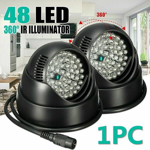 IR Infrared Light 48 LEDs Night Vision Illumination Light Lamp CCTV ...