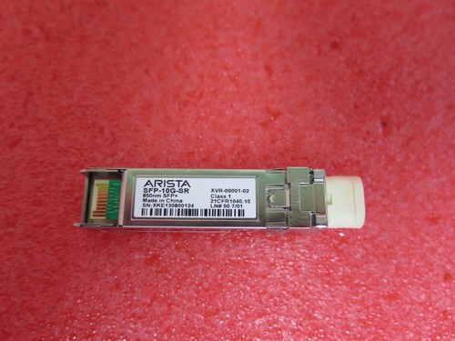 Arista SFP-10G-SR 10gbase-SR Transceiver Module SFP+ (XVR-00001-02) | eBay