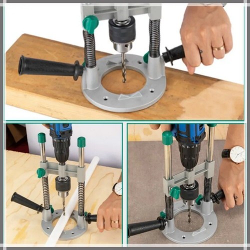 Vertical Drill Guide with Chuck Woodworking Power Drilling Stand ...