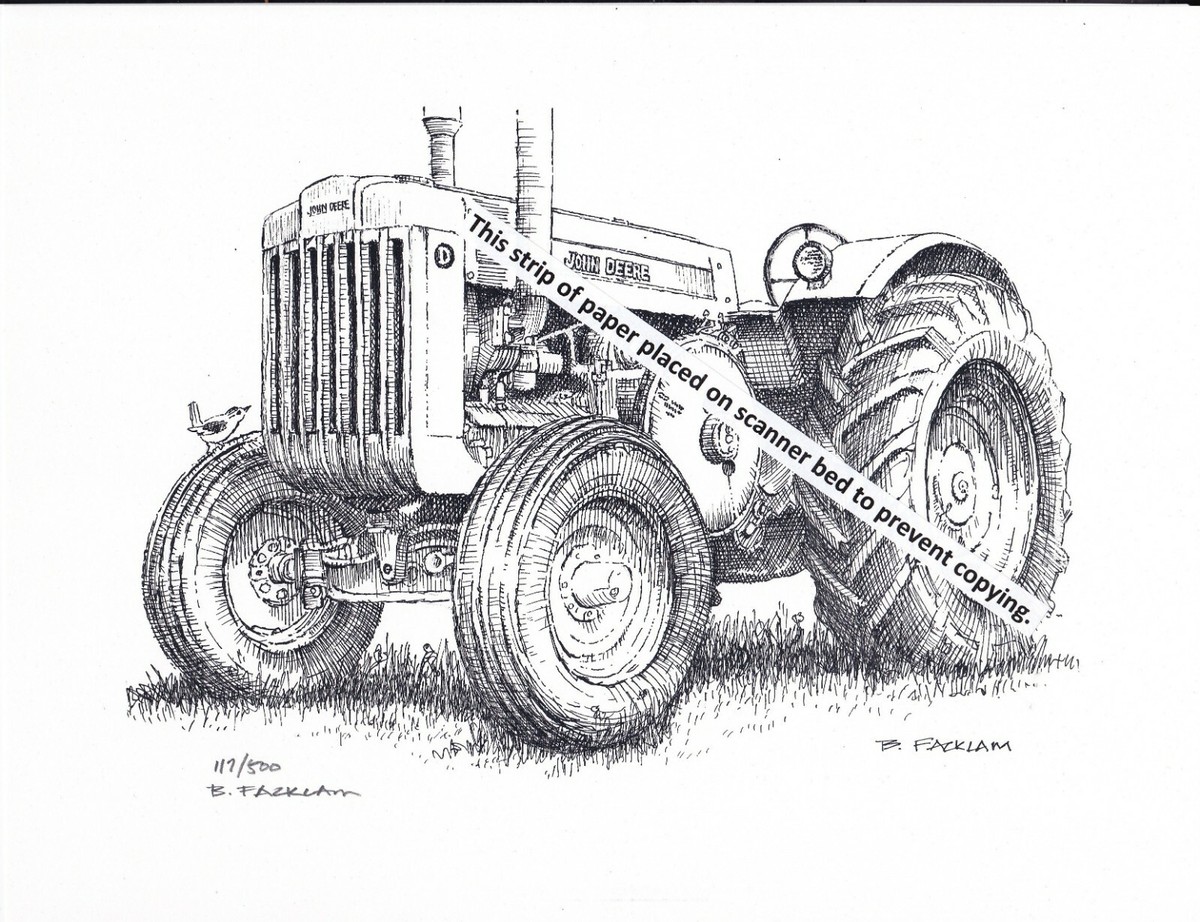 John Deere Tractors Drawings