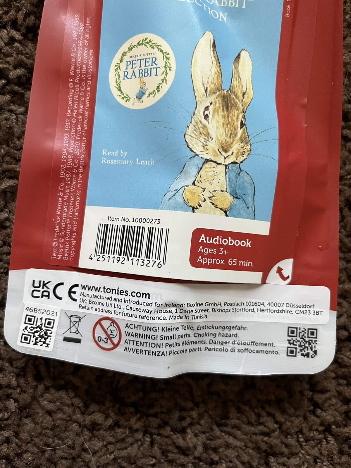 Peter Rabbit Tonies Figure For Toniebox Players for sale online | eBay