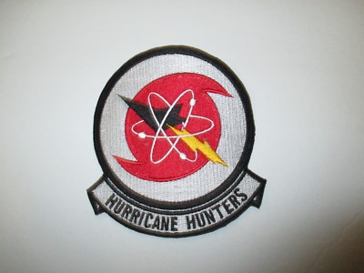 b5483 US Air Force Weather Hurricane Hunters Squadron patch black IR24A ...