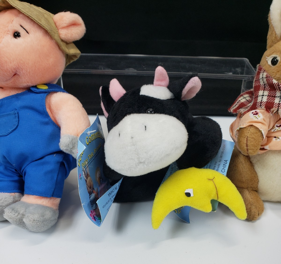 3 Stuffins Fairy Tale Friends Stuffed Animal Plush Toy Little Piggy+ ...