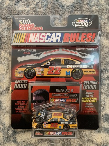 NEW 2000 Ward Burton #22 Chase Car Racing Champions Nascar Rules 1/64 ...