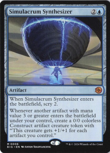 Simulacrum Synthesizer M Outlaws of Thunder Junction: The Big Score 6 NM | eBay