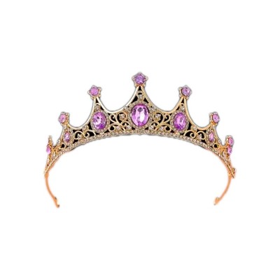 Prinzessinnen-Tiara in Pink – Krone für Hochzeit, Party, | eBay.de