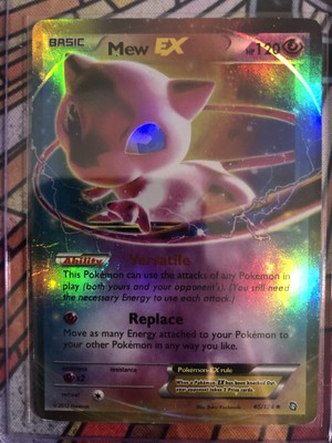 Pokémon Card - Basic Mew Ex 46/124 | eBay Australia