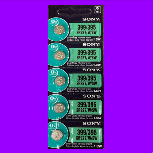 [Exp 10/2028] 5pc SONY 399/395 SR927W SR927SW Brand New Battery Ships ...