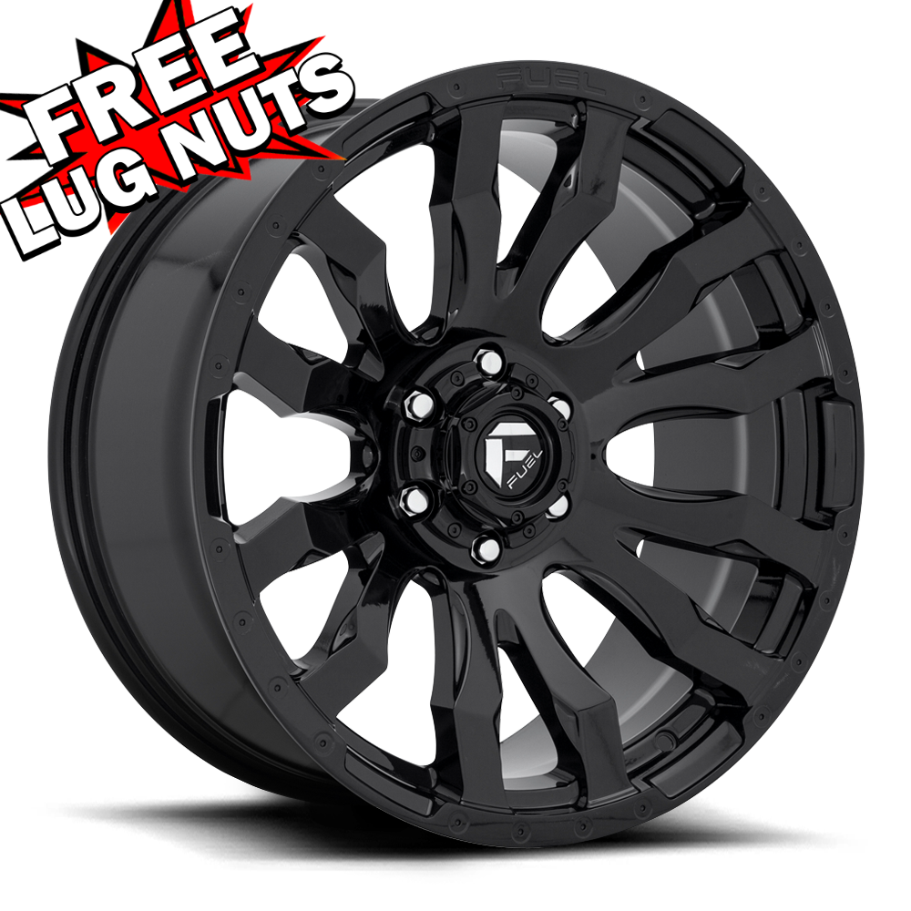 22 inch 22x10 FUEL D675 BLITZ BLACK wheel rim 8x6.5 8x165.1 -18 | eBay