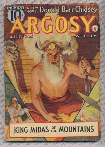 Argosy August 20, 1938 Vintage Pulp Magazine Very Good C2 | eBay