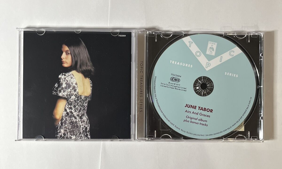 June Tabor CDs: Airs and Graces (Topic Treas. dlx 2019) 4 bonus trx ...