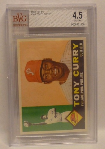 1960 Topps - High # Tony Curry #541 (RC) for sale online | eBay