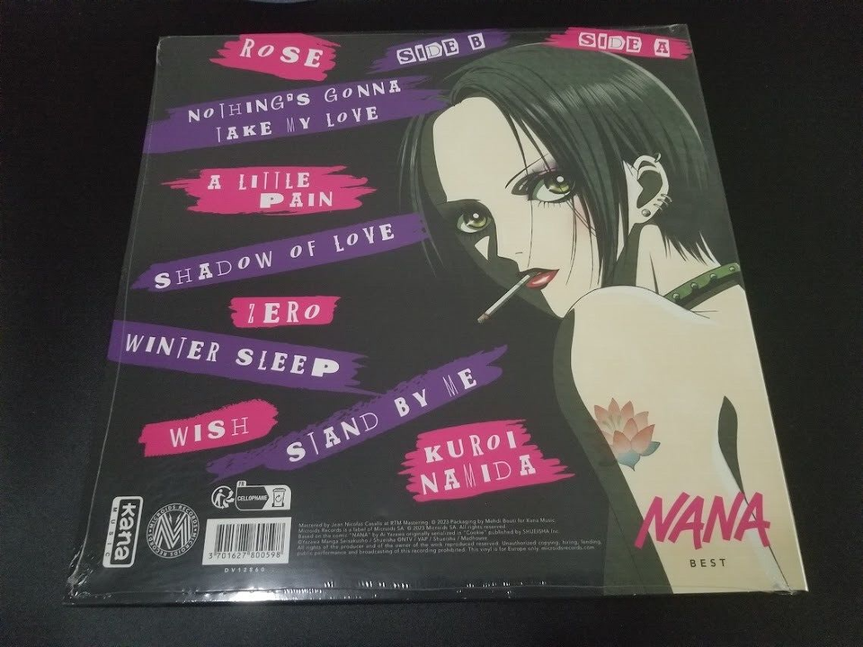 NANA Best Collection Anime Soundtrack OST Vinyl LP Last Edition | eBay