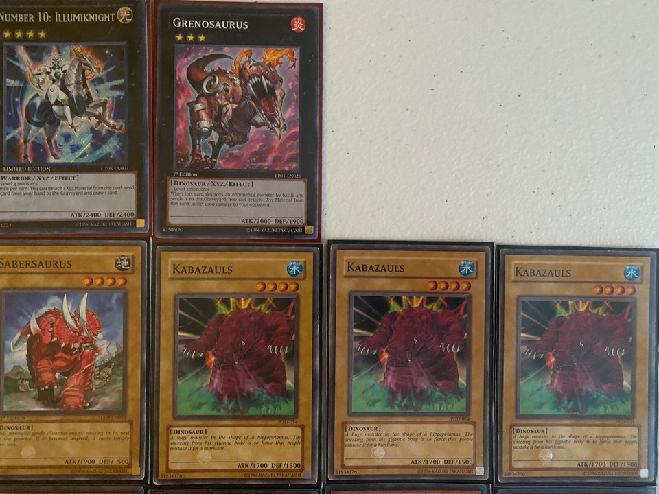 YUGIOH Dino Rabbit 2012 Deck with Sleeves Complete 44 - Cards | eBay