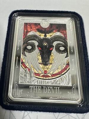 2024 Niue Tarot Card XV - The Devil 1 Oz Silver Proof Coin - 2,000 ...
