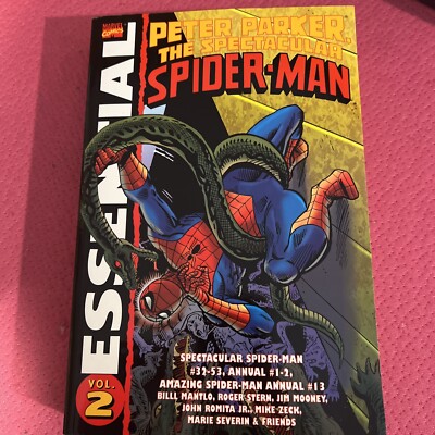 RARE MISPRINT Marvel Comics Essential SPECTACULAR SPIDER-MAN Vol 2 TPB ...