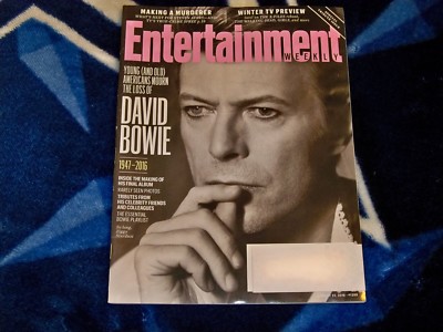 Entertainment Weekly David Bowie January 22 2016 Tribute Issue EW 1/22 ...