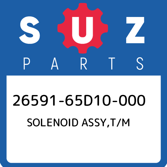 26591-65D10-000 Suzuki Solenoid assy,t/m 2659165D10000, New Genuine OEM ...