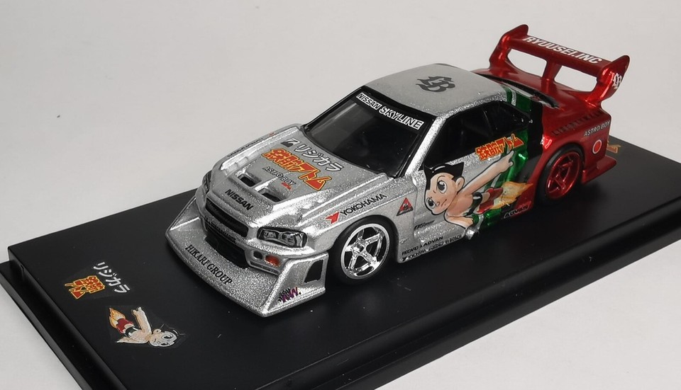 ASTRO BOY Waterslide Decals White Toner CUSTOM 1/64 Cars, Hot Hw # 343 ...