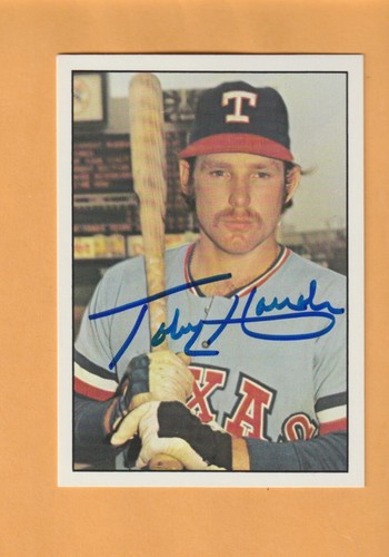 Toby Harrah Texas Rangers AUTO Signed 1976 SSPC Marion Ohio 2C | eBay