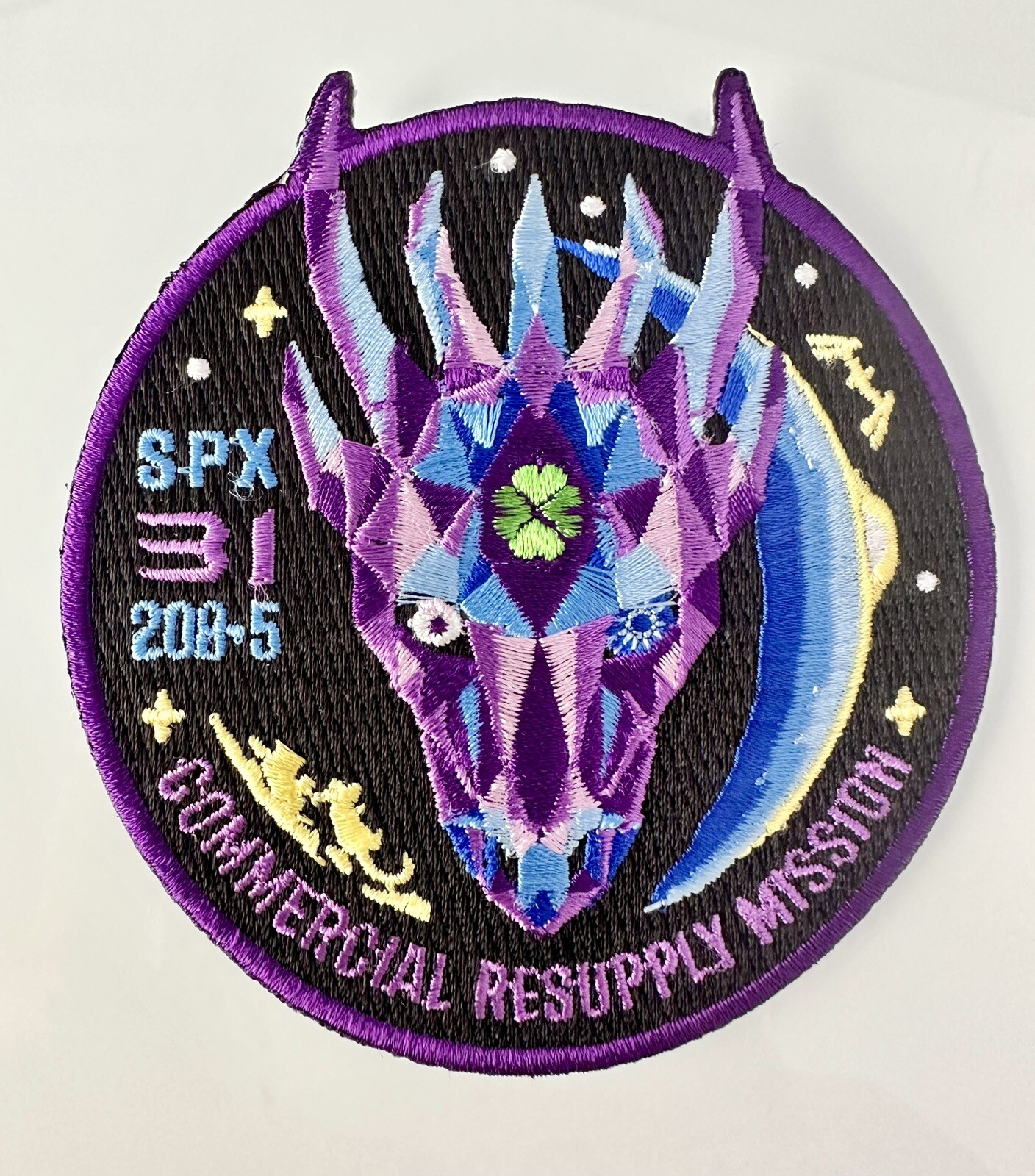 SPACEX SPX 31 DRAGON RESUPPLY ISS MISSION PATCH FALCON 9 NASA 3.5” | eBay