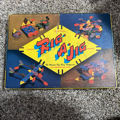Vintage Rig A Jig Toys Creative Building Toy Set #200 Complete - 40’s ...