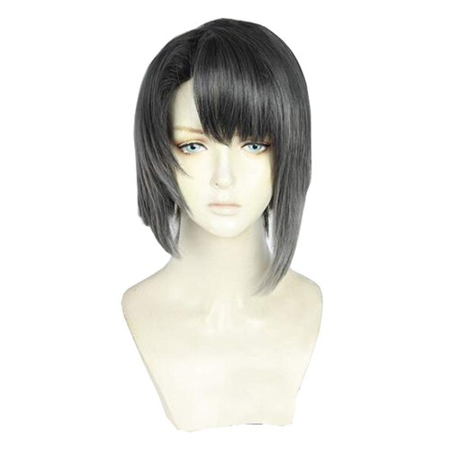 Cosplay Wig, Go Matsui Style, Dark Gray With Black Gradation, Heat ...
