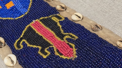 Vintage Yoruba Beadwork Beaded Wall Hanging Nigeria Africa 40” Long | eBay