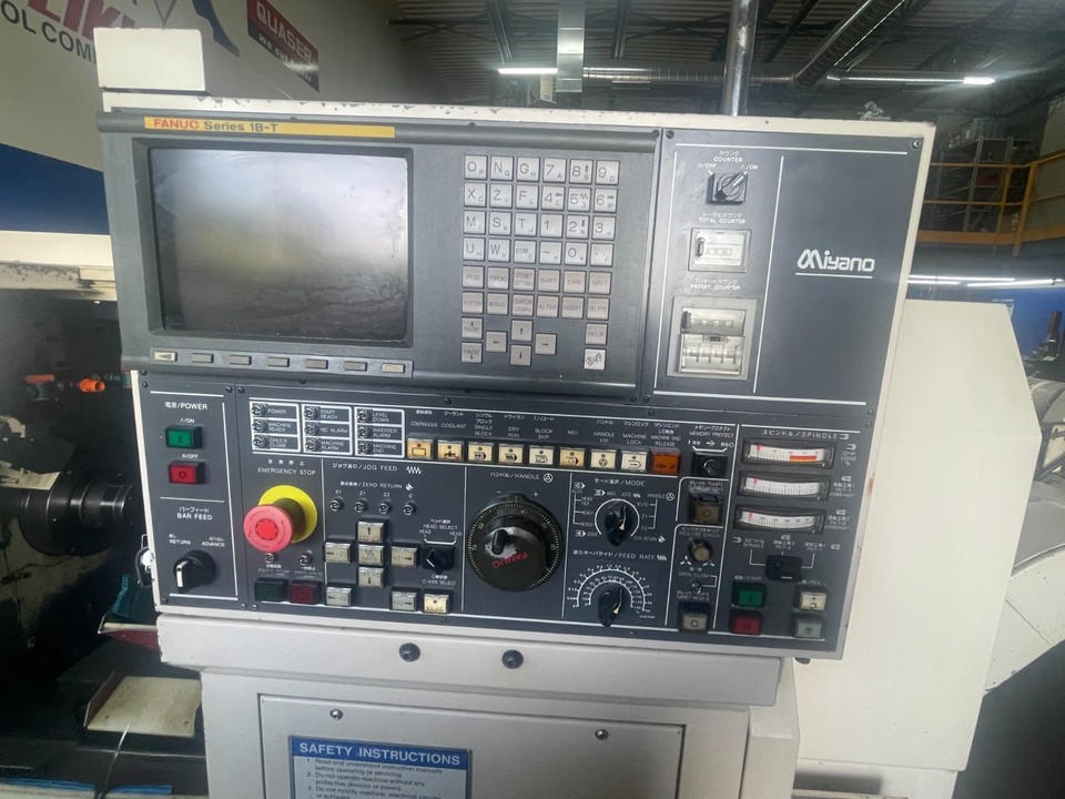 1999/2000 Miyano BND-42TR Turning Center w/ Pick Off Spindle and Sub ...