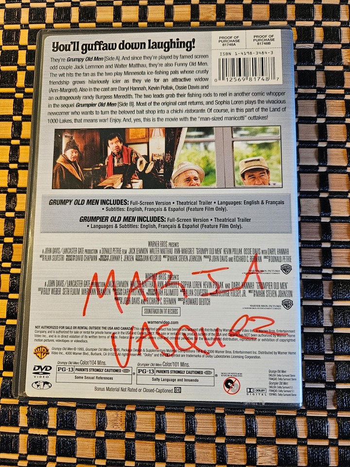 Grumpy Old Men - Grumpier Old Men Double Feature | eBay