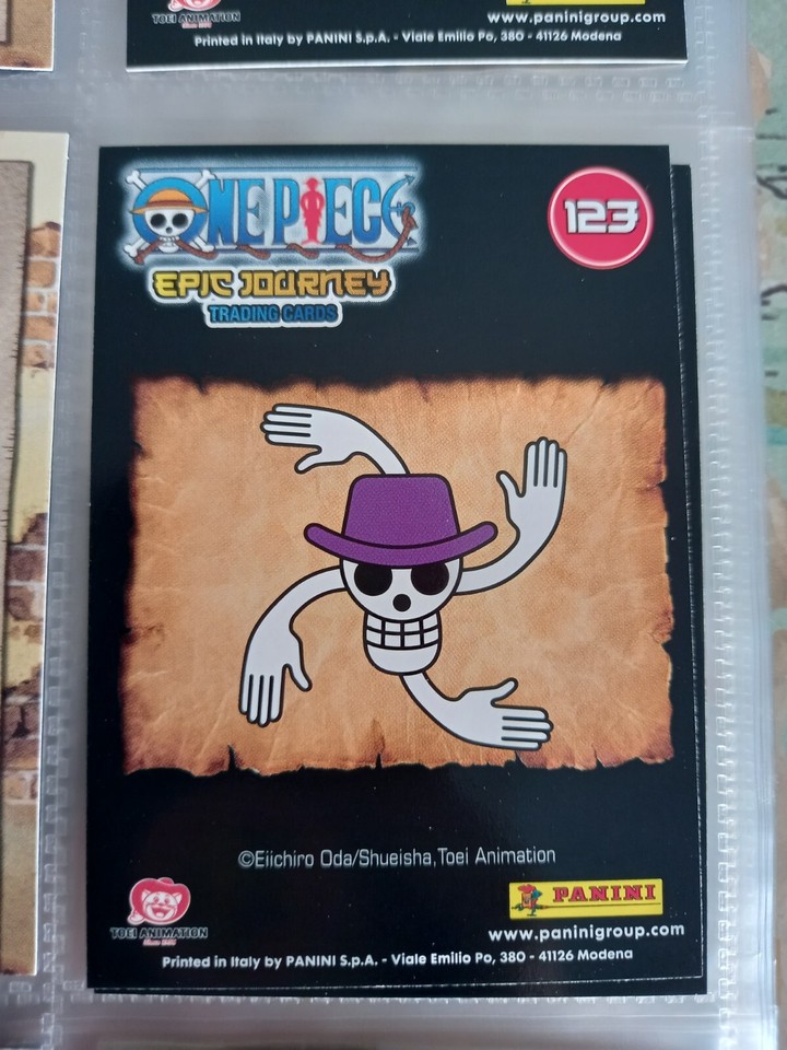 ONE PIECE PANINI CARD TRADING CARD EPIC JOURNEY n 123 | eBay