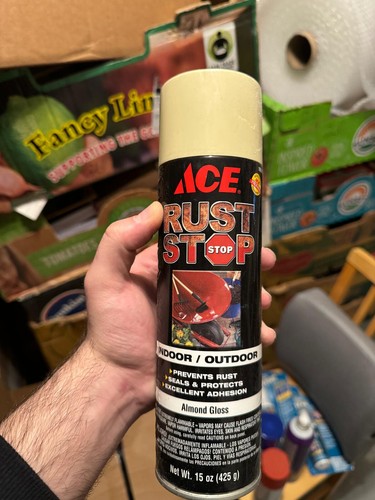 Ace Rust Stop Almond Gloss Spray Paint 15 oz | eBay