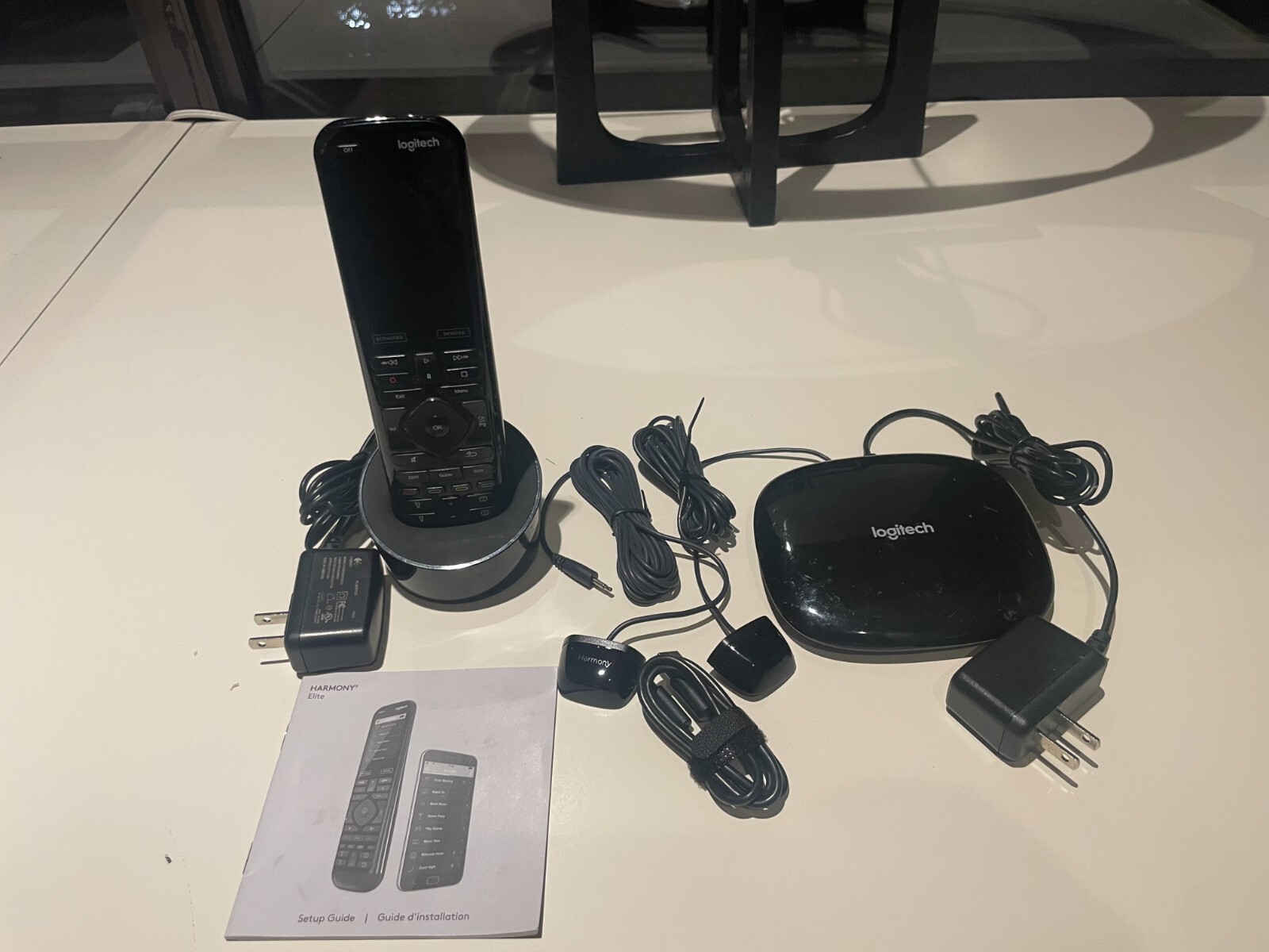 Logitech Harmony Elite Universal Remote, Cradle & Smart Hub with IR ...