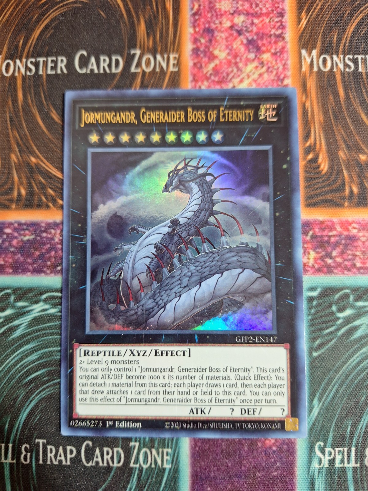 Yu-Gi-Oh! Jormungandr, Generaider Boss of Eternity GFP2-EN147 1st Ultra ...