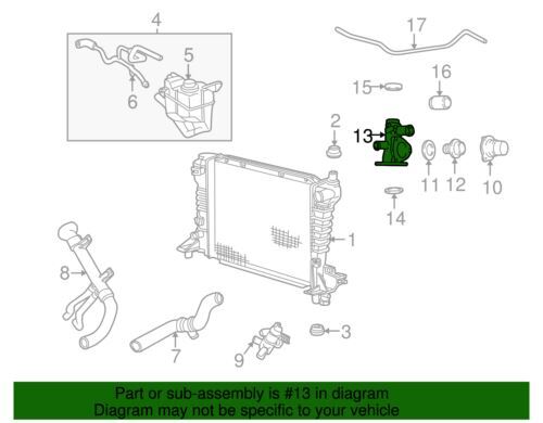 Genuine Ford Lincoln 2000-2003 Thunderbird LS Thermostat Housing XW4Z ...
