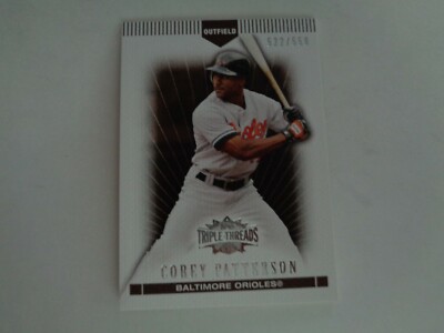 2007 Topps Triple Threads Sepia Corey Patterson Card #3 Serial #522/559 ...