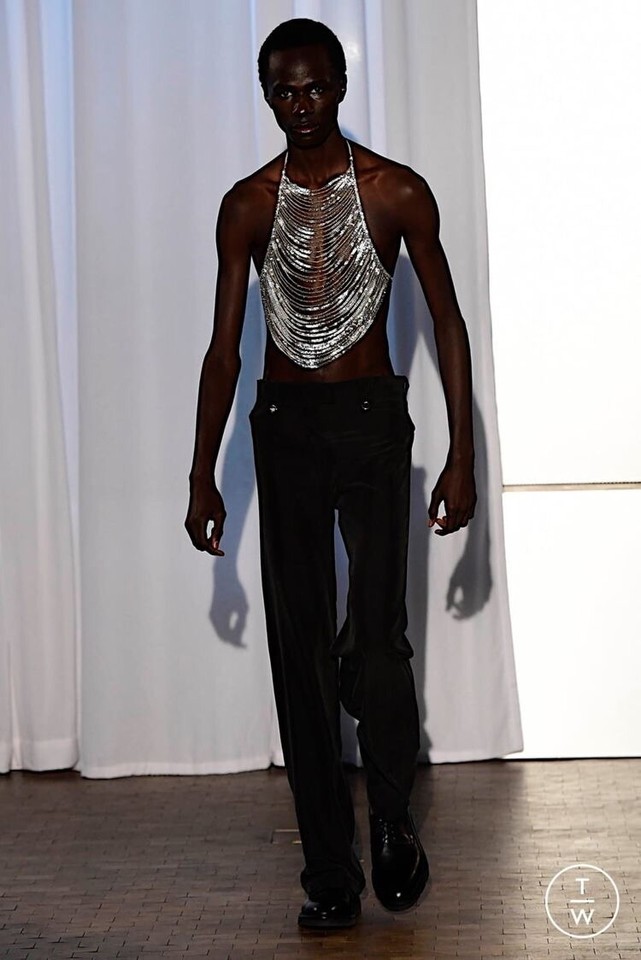 Crystal Unisex Top, Handmade Men Style Body Chain, Exclusive Lux Design ...