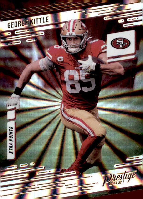 2021 Prestige Xtra Points Sunburst #146 George Kittle Card | eBay